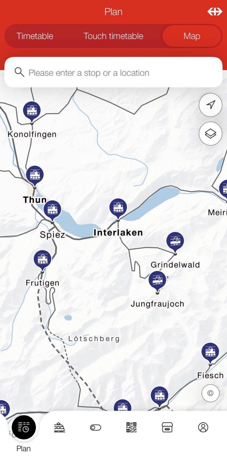 【瑞士】SBB瑞士聯邦火車 app使用教學 購票 規劃
